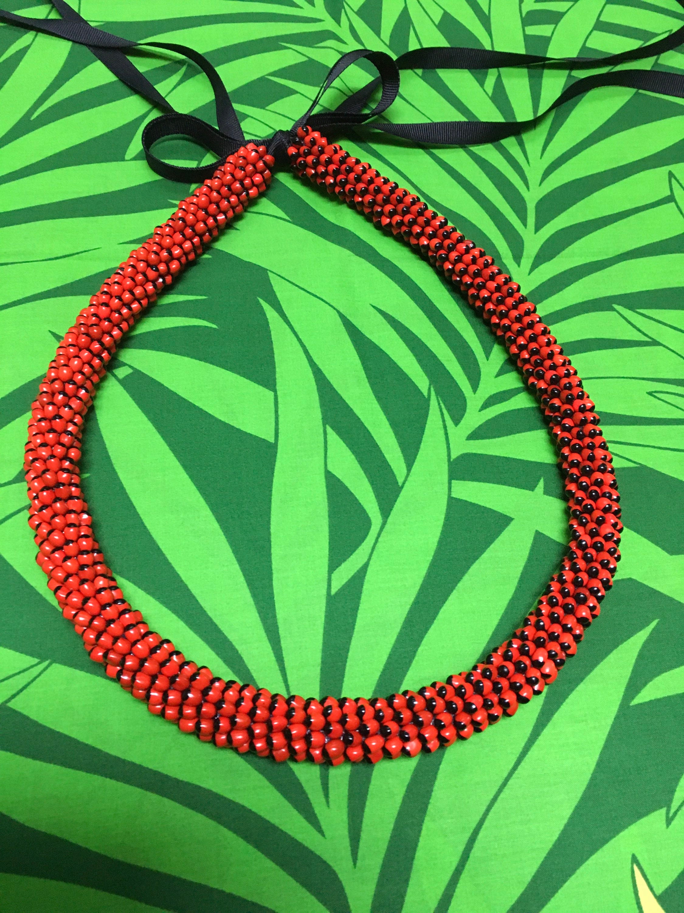 Hawaiian Seed Lei pukiawe Black Eyed Susan - Etsy