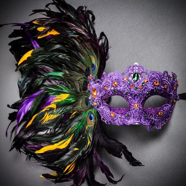 Feather Mask - Etsy