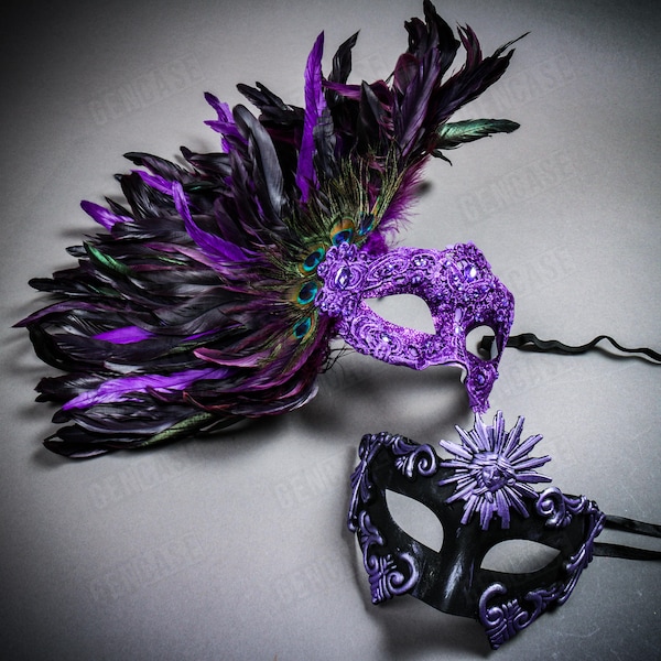 Purple Masks - Etsy