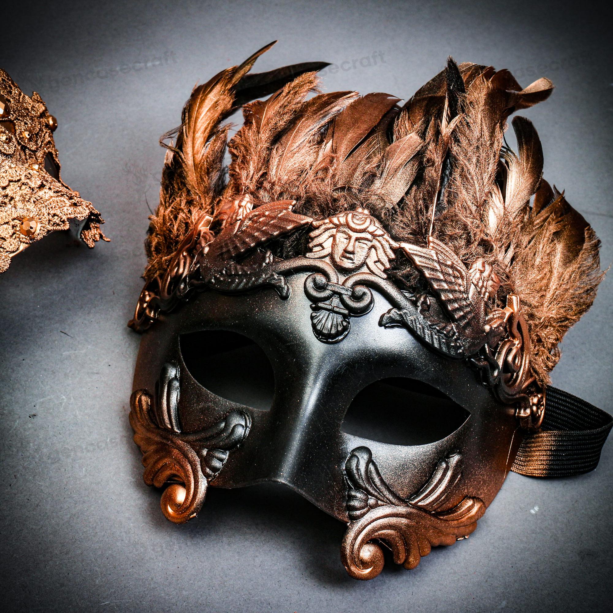 Party Mask for Couple, Matching Masquerade Mask for Men Women, His ...