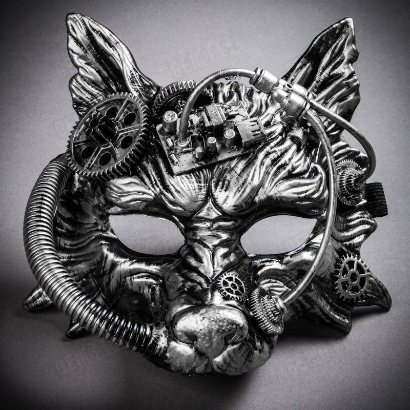 Wolf Face Mask - Etsy