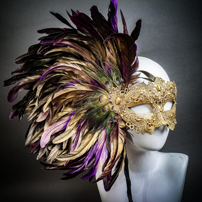 Peacock Mask - Etsy