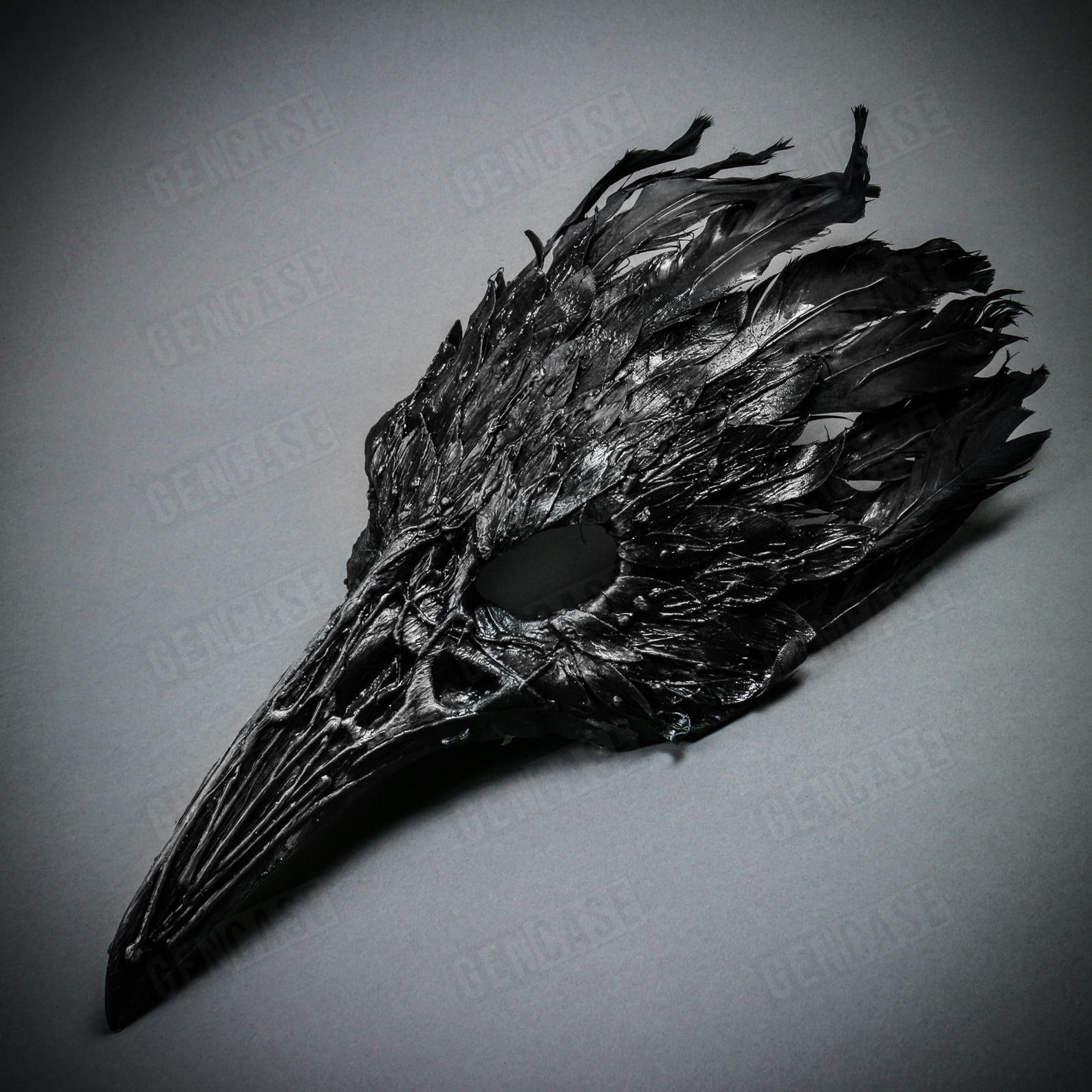 Plague Doctor Raven Skull Bird Nose With Feather Halloween Costume ...