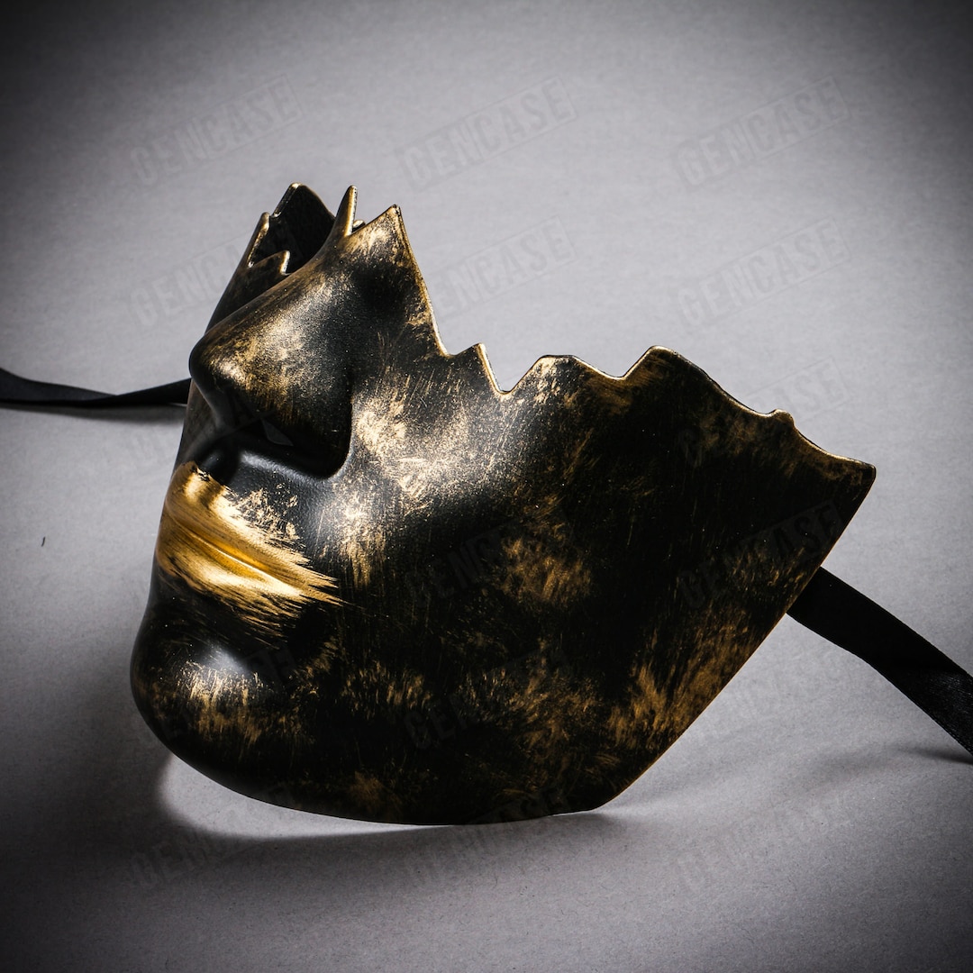 Venetian Half Face Masquerade Ball Party Mask | Mouth Cover Mask | Men ...