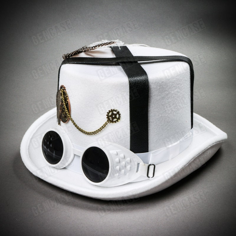 White Top Hat - Etsy