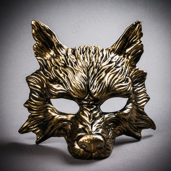 Wolf Face Mask - Etsy