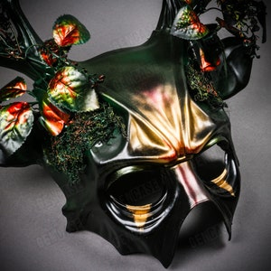 Forest Themed Devil Animal W/ Deer Horns Masquerade Halloween Costume ...
