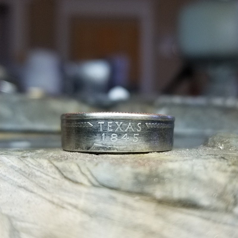 Texas Coin Ring - Etsy