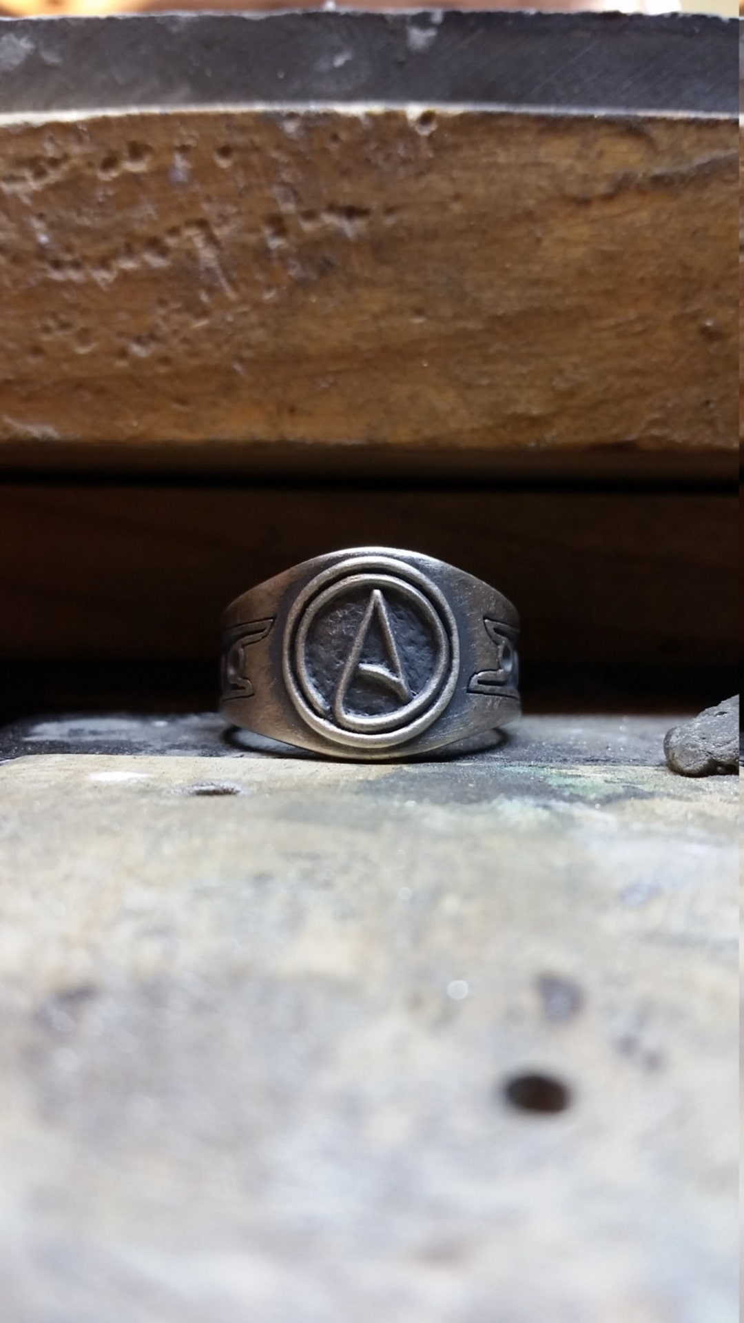 Atheist Ring - Etsy