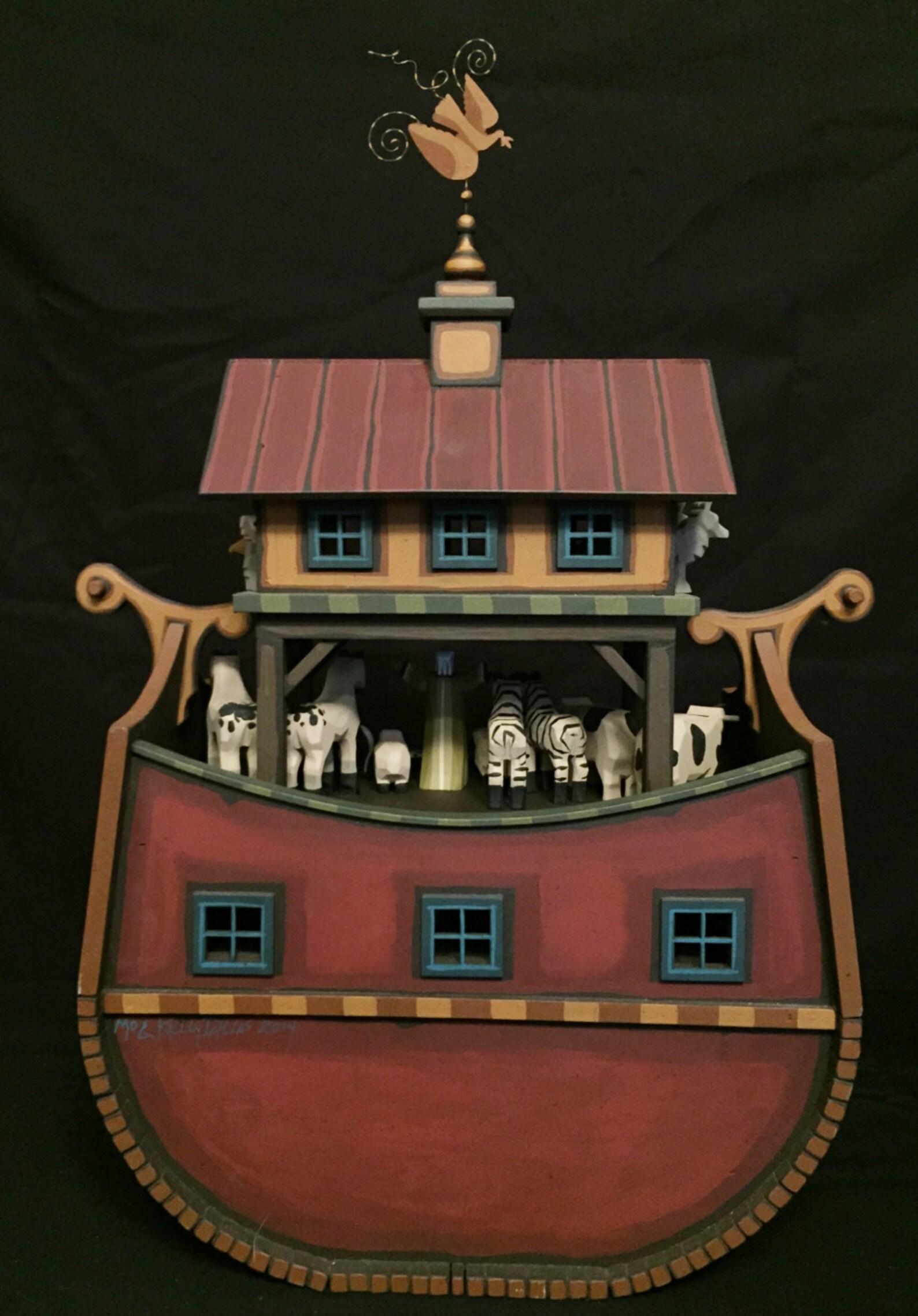 Wood Timber Frame Noah's Ark - Etsy