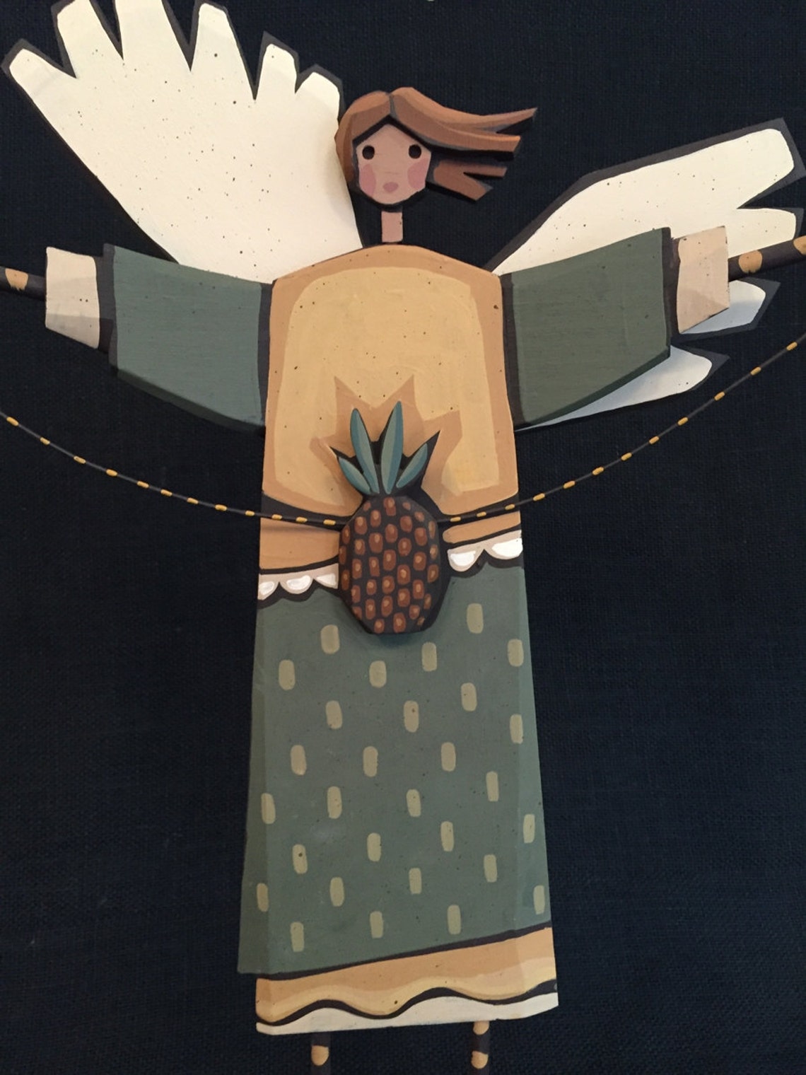 Angel Folk Art - Etsy
