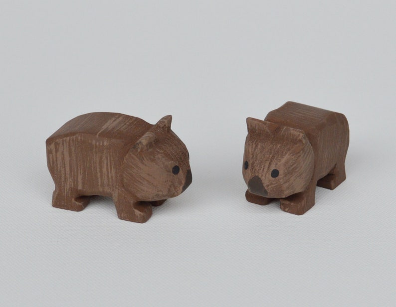 BRAND NEW ANIMALS 2023, Hand Carved Wooden Loons, Jaguars, Wombats and ...