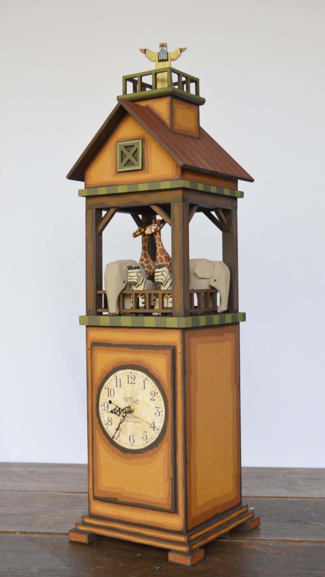 Whimsical Noah's Ark Clock "ships Tower Clock" - Etsy