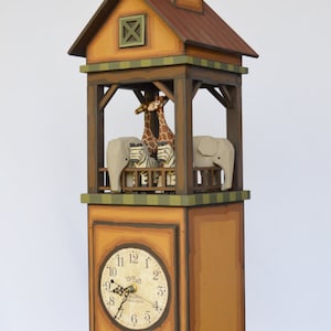 Whimsical Noah's Ark Clock "ships Tower Clock" - Etsy