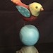 Hand Carved Bird Finial - Etsy