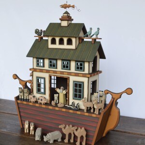 Wood Noah's Ark - Etsy