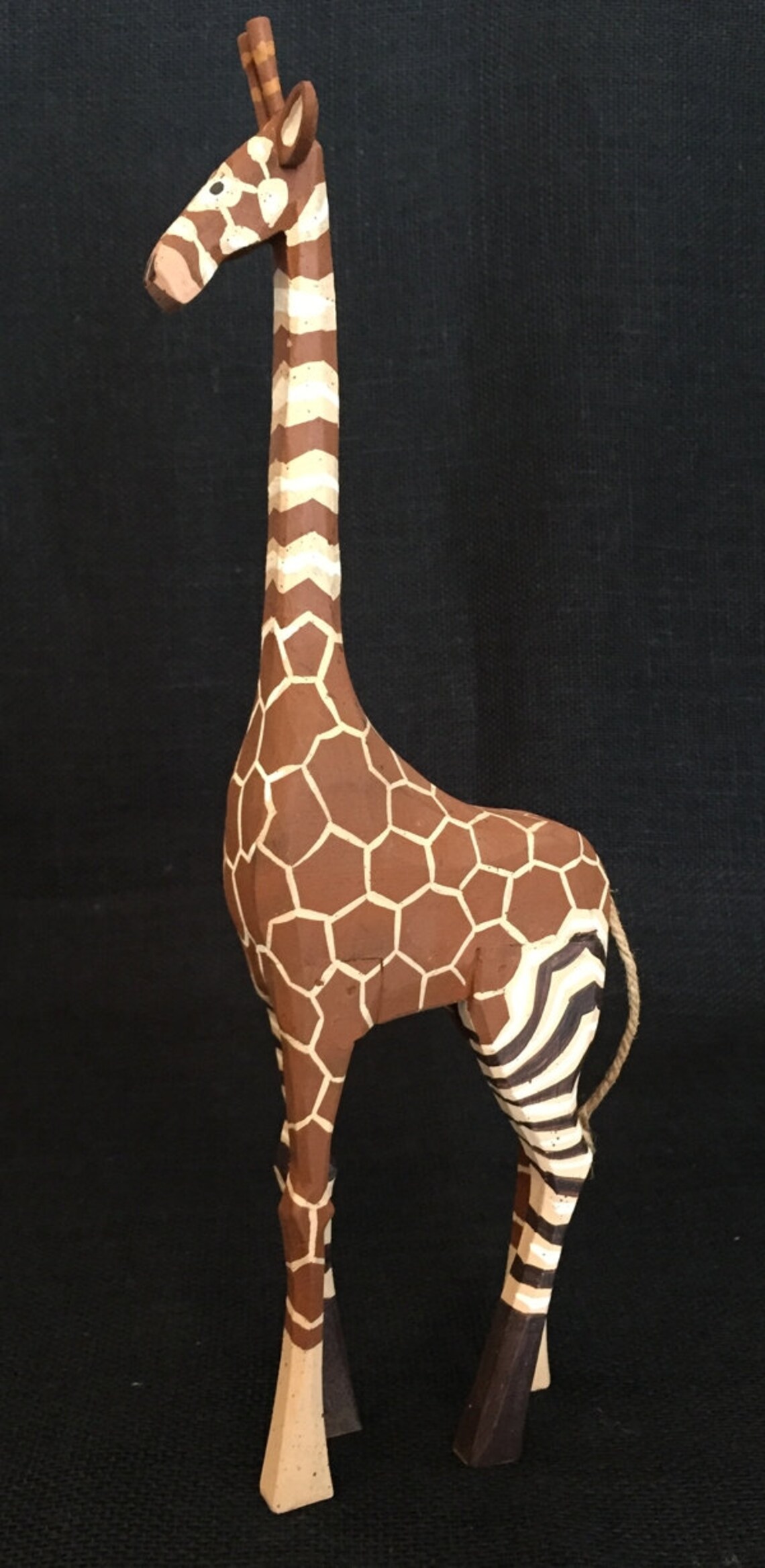 Wooden Giraffe Carving - Etsy