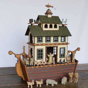 Wood Noah's Ark - Etsy