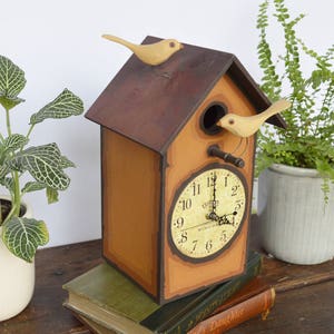 Bird House Clock - Etsy