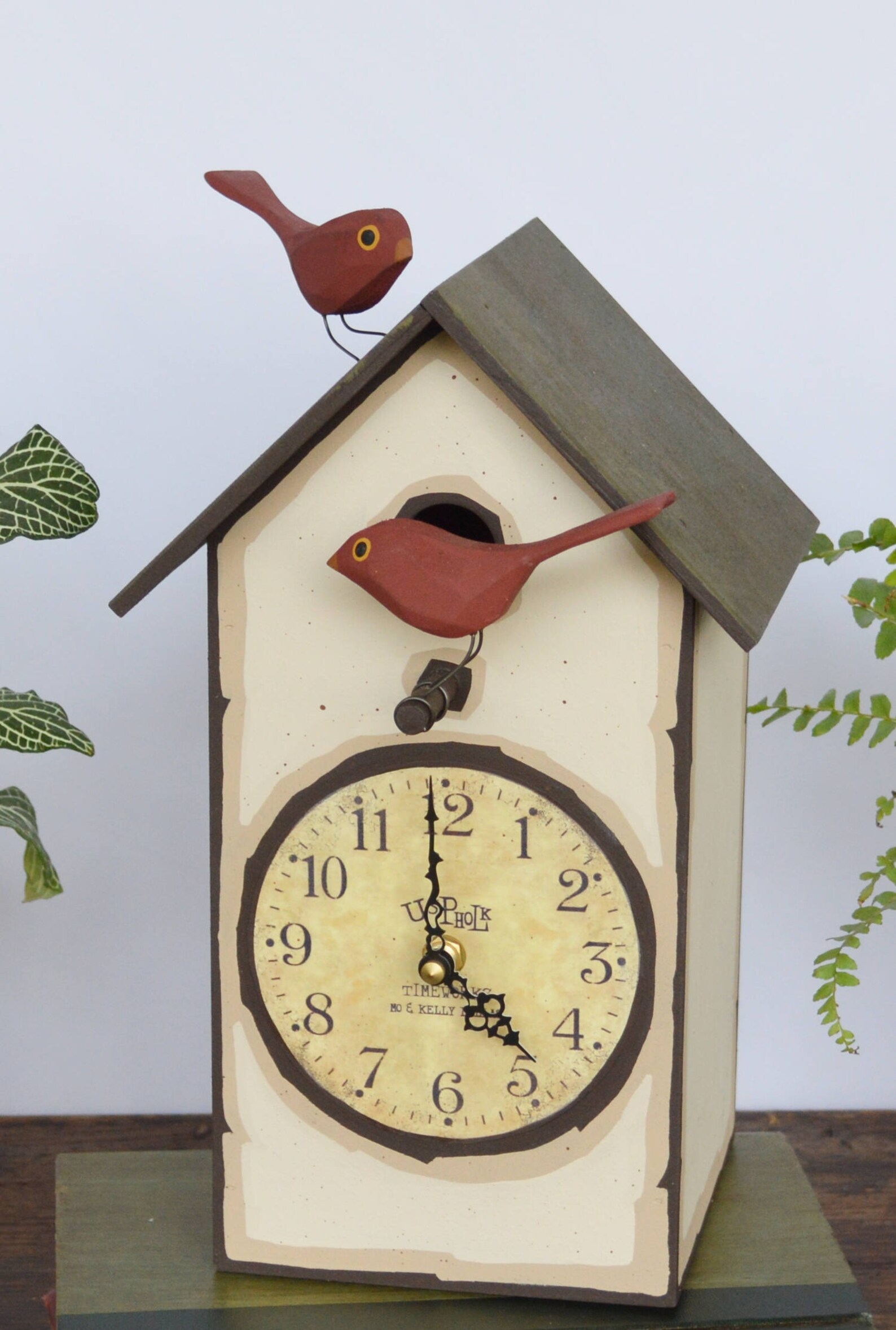 Bird House Clock - Etsy