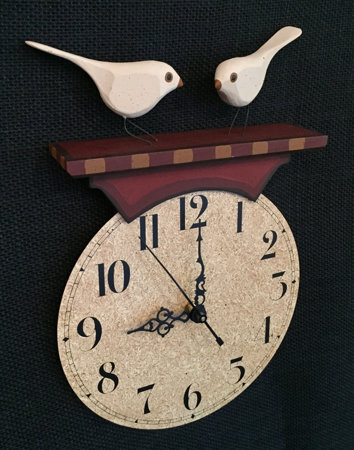 Bird Wall Clock - Etsy