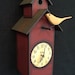 Birdhouse Clock-bird House - Etsy