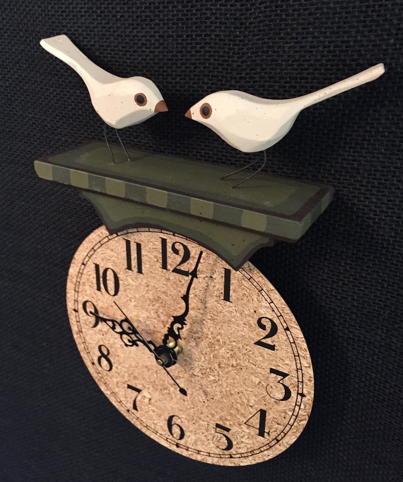 Wall Bird Clock-bird Clock - Etsy