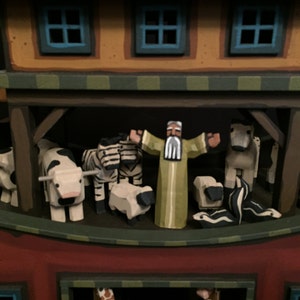 Wood Timber Frame Noah's Ark - Etsy