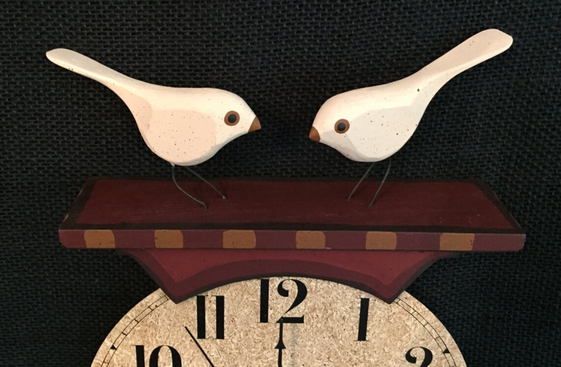 Bird Wall Clock - Etsy