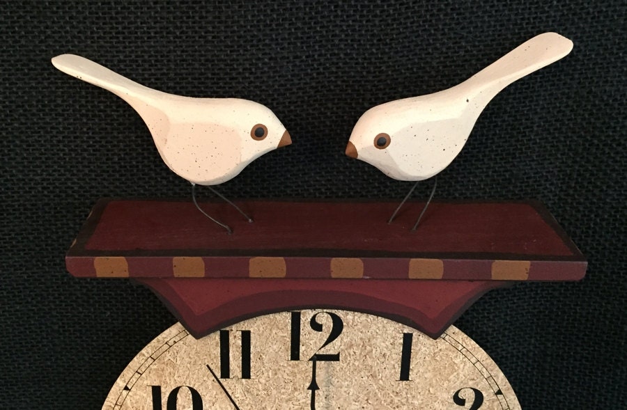 Bird Wall Clock | Etsy