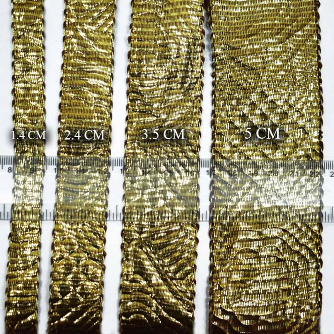 Gota Laces Ribbon Trim Indian Gota Patti Border Indian Lace in | Etsy