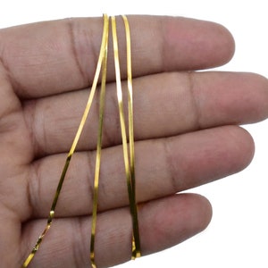 Mukaish Badla Metal Flat Metallic Thread Tape Embroidery Wire for ...