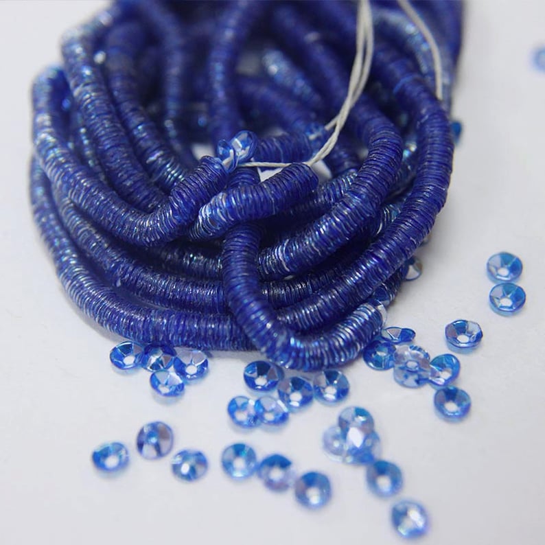 4MM Bowl Shape Sequins Strand 1300 Sequins/stringemb2035 - Etsy