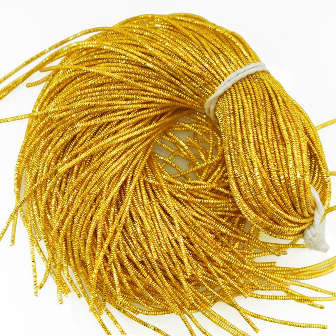 Bullion Wire French Metallic French Coil Shinny Purl Bullion Thread ...