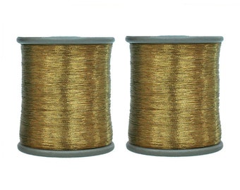 Gold Metallic Thread - Etsy