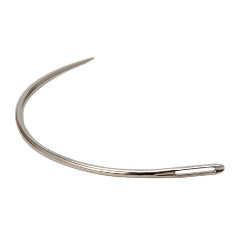 C Shape Curved Needle for Hand Sewing, Weaving, Beading, Stitching ...