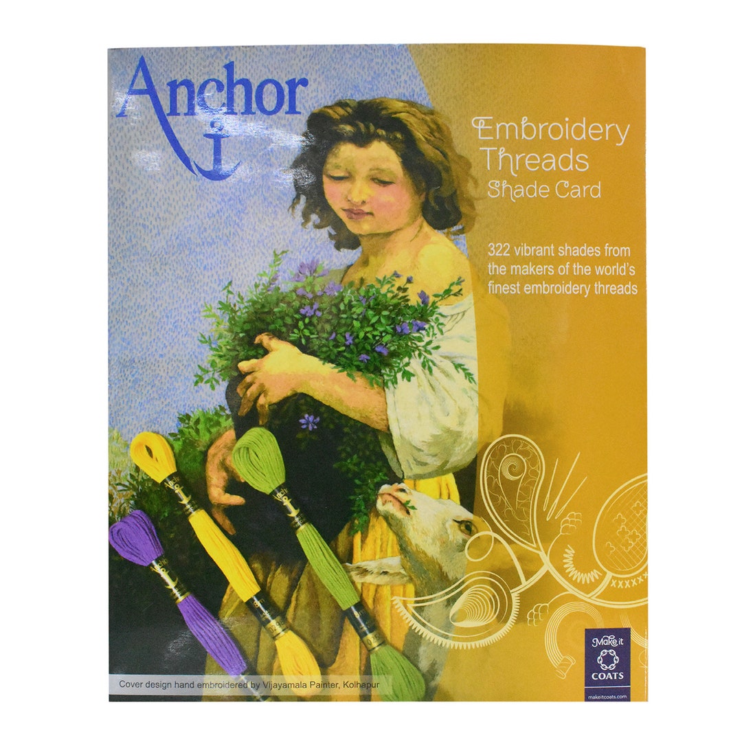1 Anchor Thread Shade Card/shade Card Chart Book - Etsy