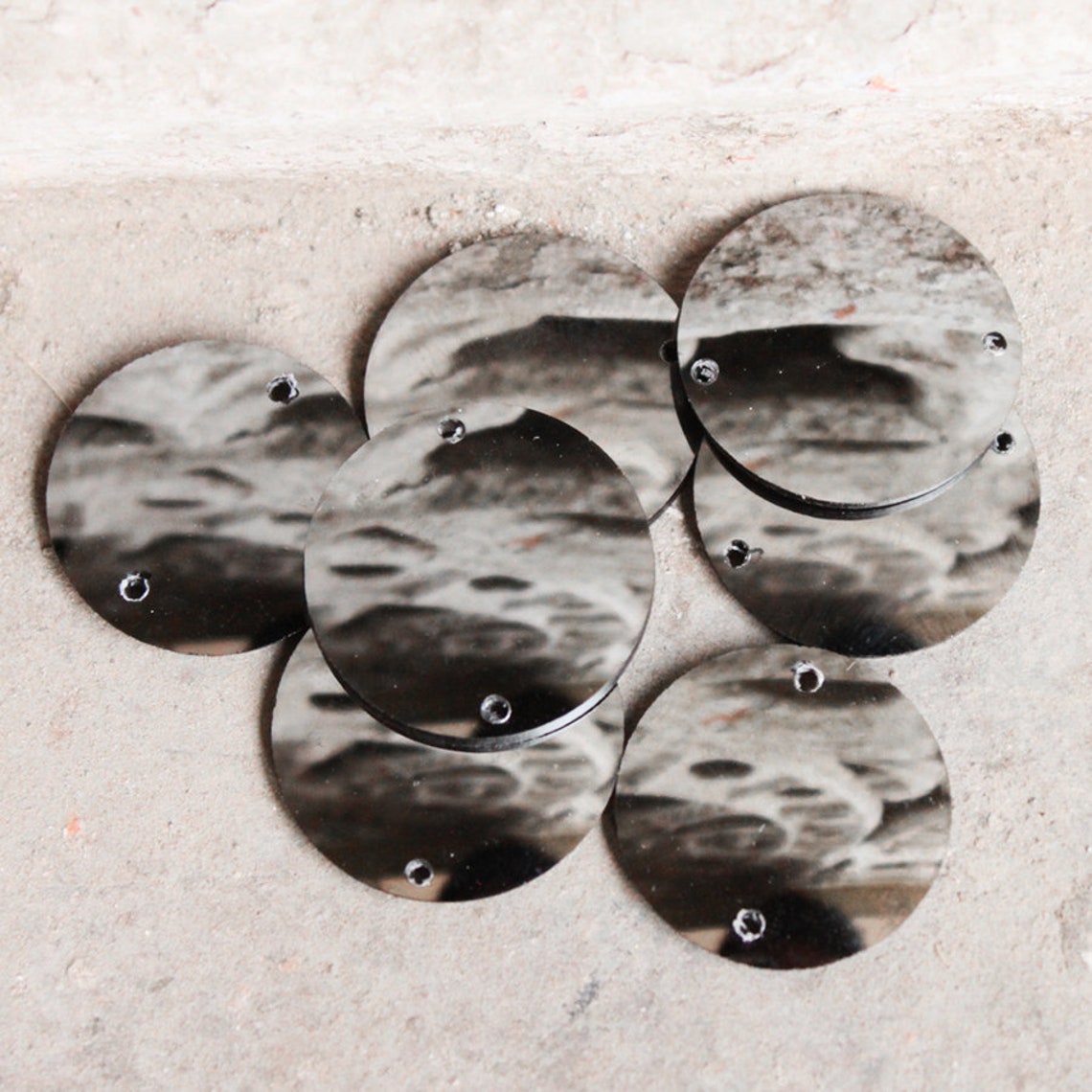 Shisha Mirror Round Shape Mirror Embellishments Glass - Etsy