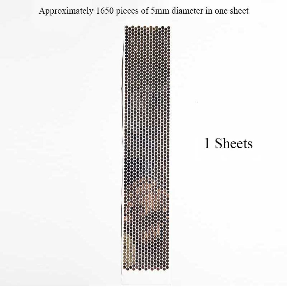 Round Laser Cut Foil Mirror Finish Metal Polka Confetti Dot - Etsy