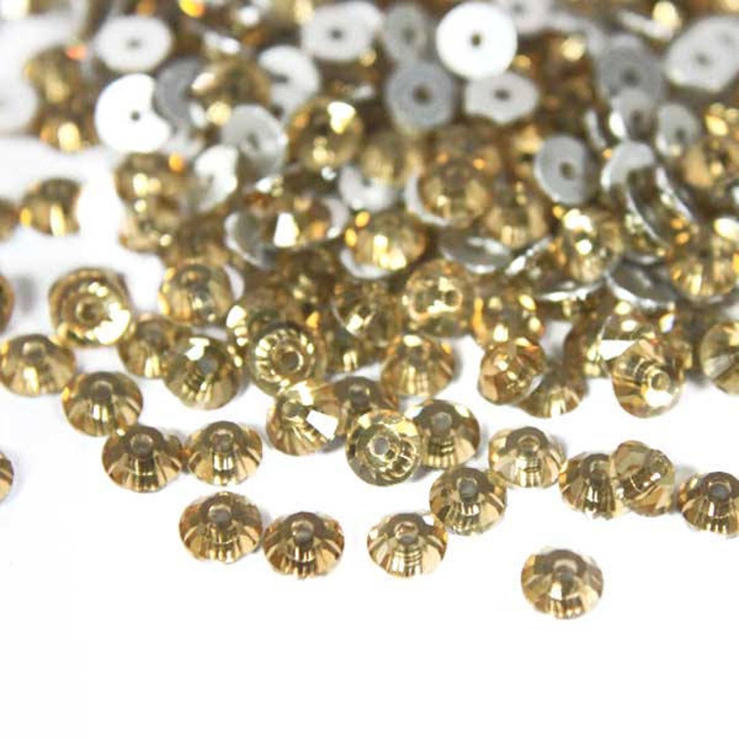 3mm,flat Back Golden Shadow Color Sew on Rhinestones -EMBGS4845 - Etsy