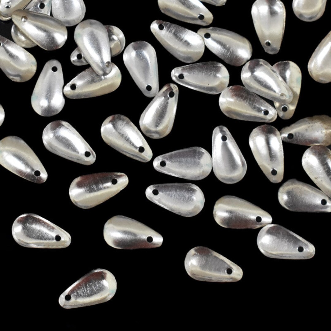 7*13MM Silver Charms/small Pendants/metal Charms/drop Shape Beads ...