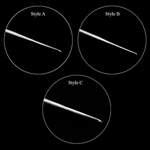 Aari Needles for Resham(silk), Zari & Knit Thread (5 Needles per Packet ...