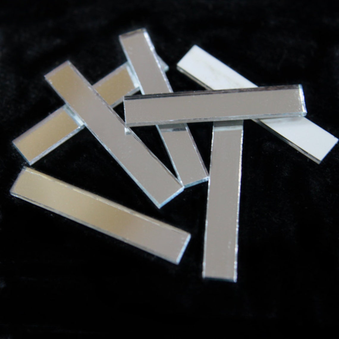 100 Pieces Rectangle Shape Shisha Mirror In Silver Color | Etsy