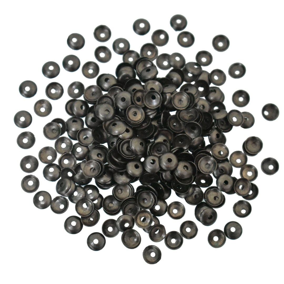 Metal Sequins Brass Metal Beads Cupped Shape Center Hole Sequins ...