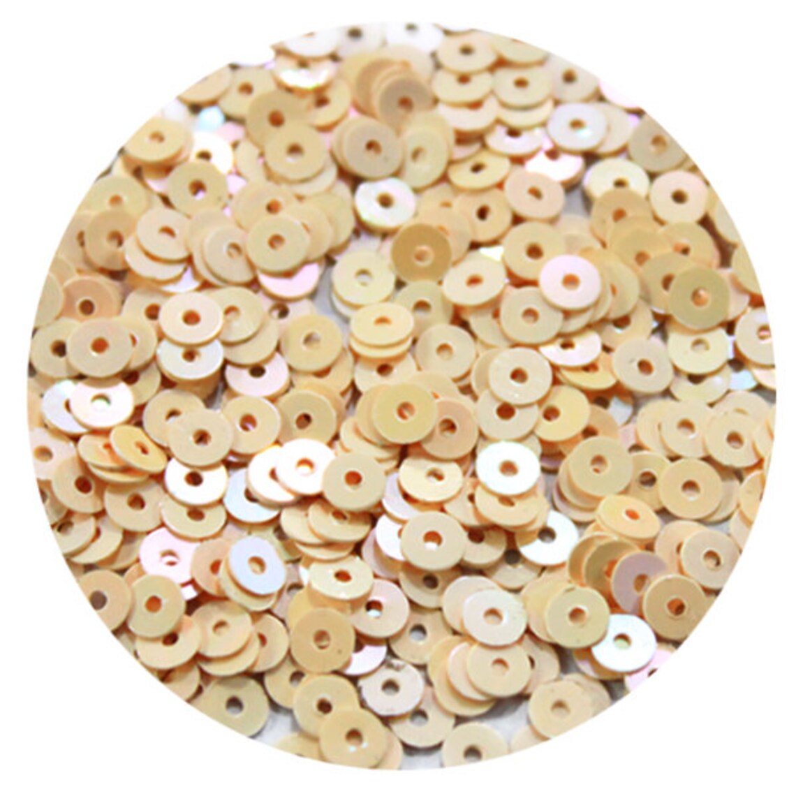 Round Shape Baze Color Sequins Strand 4MM 1700 - Etsy