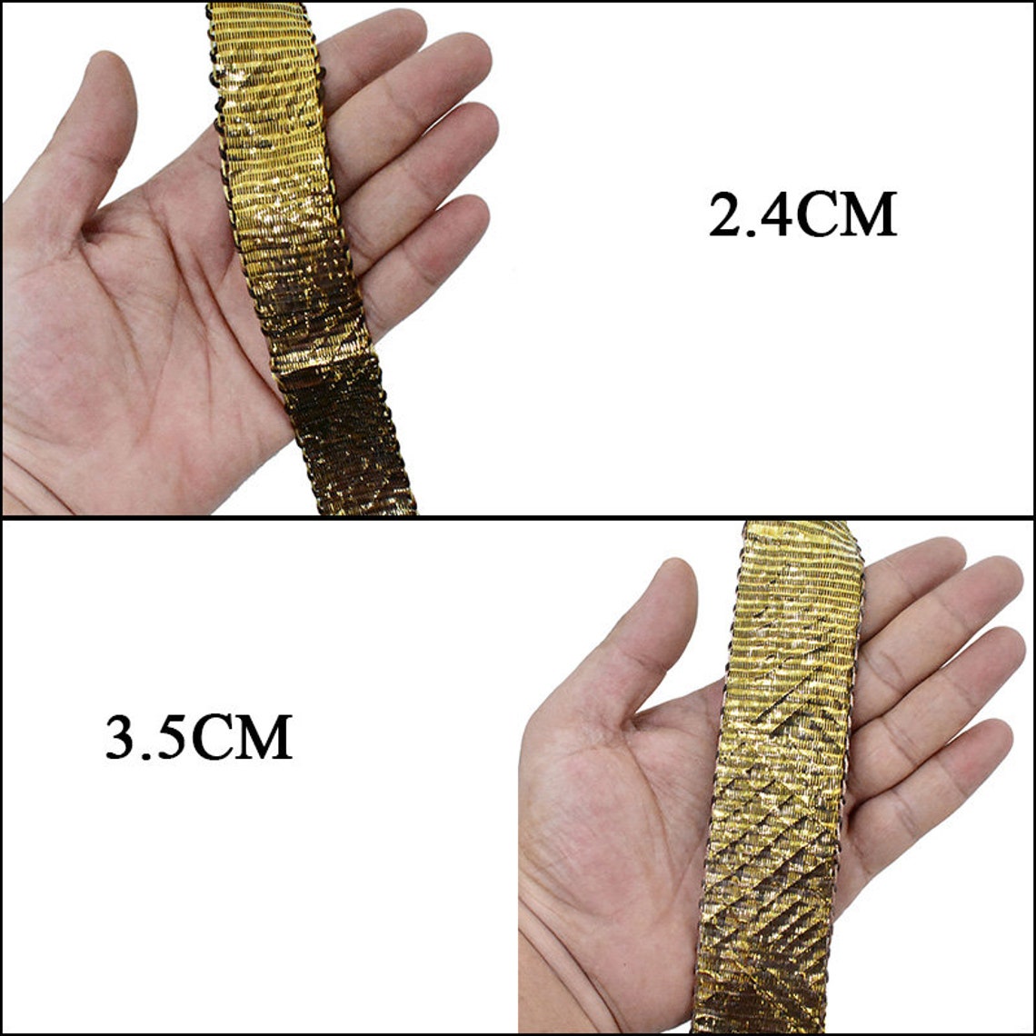 Gota Laces Ribbon Trim Indian Gota Patti Border Indian Lace in - Etsy