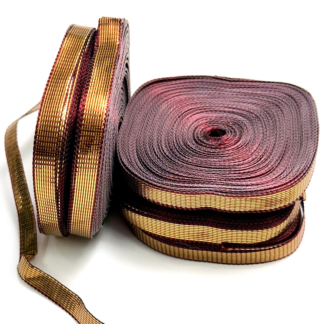 Gota Laces Ribbon Trim Indian Plain Gota Patti Border Lace in Antique ...