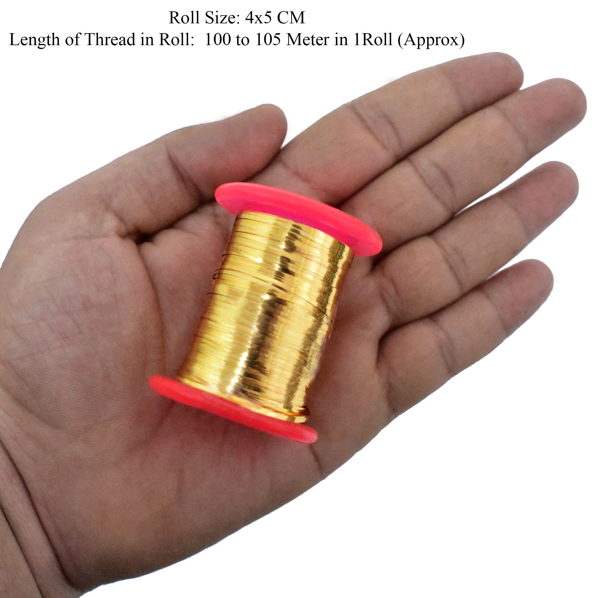 Mukaish Badla Metal Flat Metallic Thread Tape Embroidery Wire | Etsy