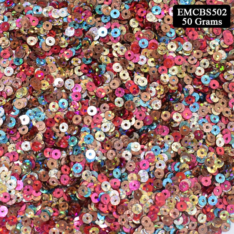 Mixed Sequins Paillettes Loose Assorted Color Sequins Spangles | Etsy