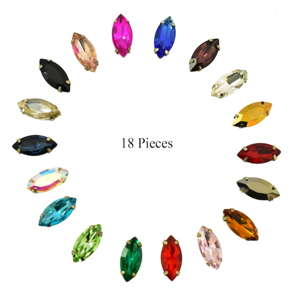 Marquise Rhinestones - Etsy